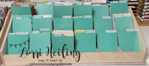 Organizing Your Cards - Confessions of a Stamping Addict