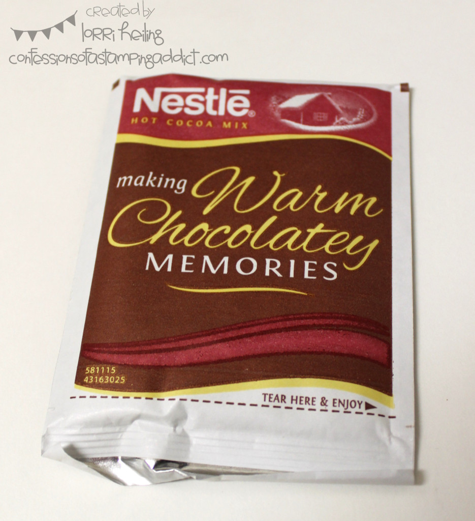 Hot Chocolate Pouch Card + SILLY STORY about "Making Warm Chocolate ...